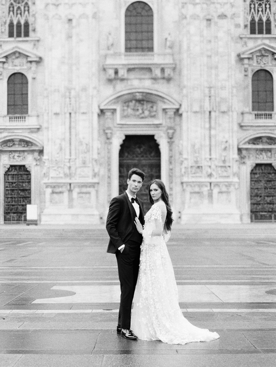 Luxury Photographer Shoot in Piazza del Duomo Milan, Italy