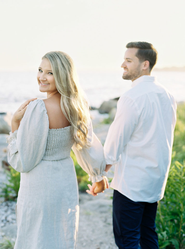 Connecticut Engagement Session at Harkness Memorial